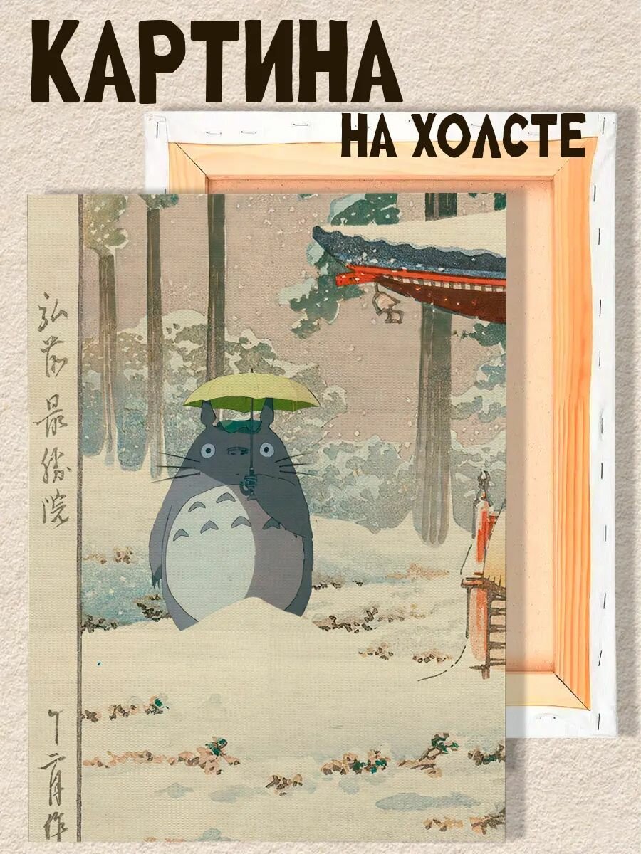 Картина на стену аниме, на подрамнике, 1шт, 25х17 размер.