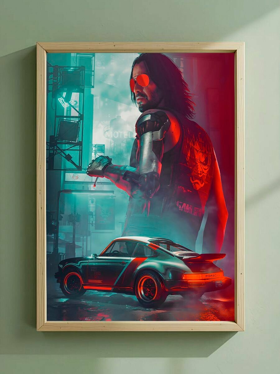 Постер, плакат на стену Cyberpunk 2077 (А3)