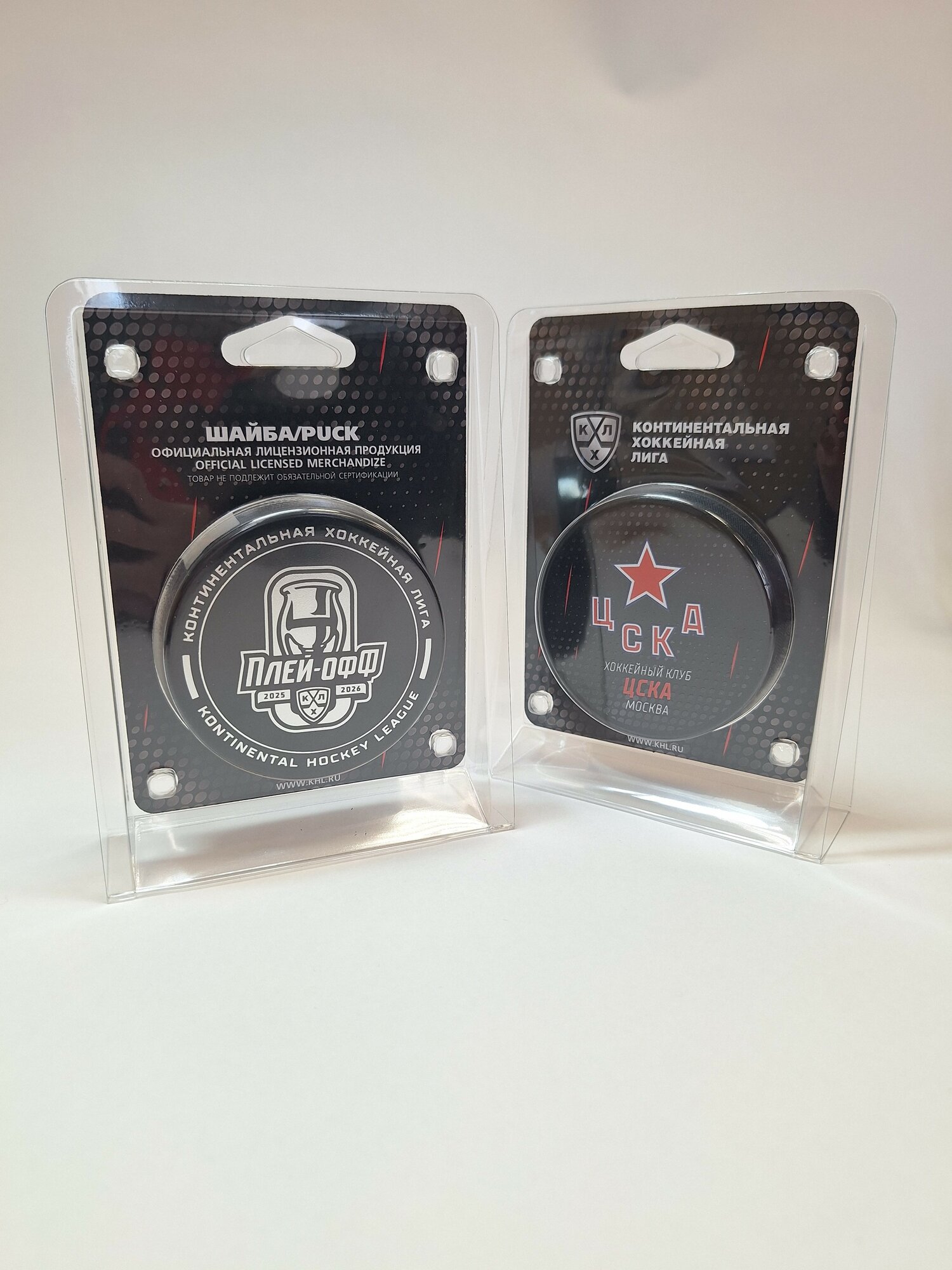 Шайба хоккейная "ExpoState - OFFICIAL" (КХЛ Плей-Офф - ХК ЦСКА 2025-26)