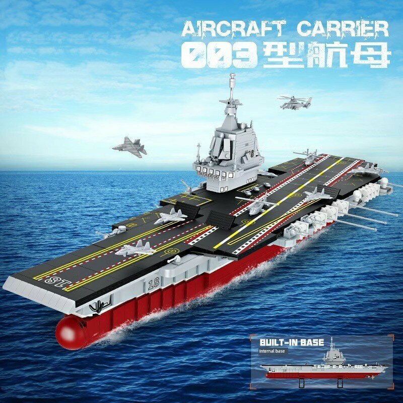Модель авианосца типа 003, масштаб 1:700, детальная морская модель для демонстрации