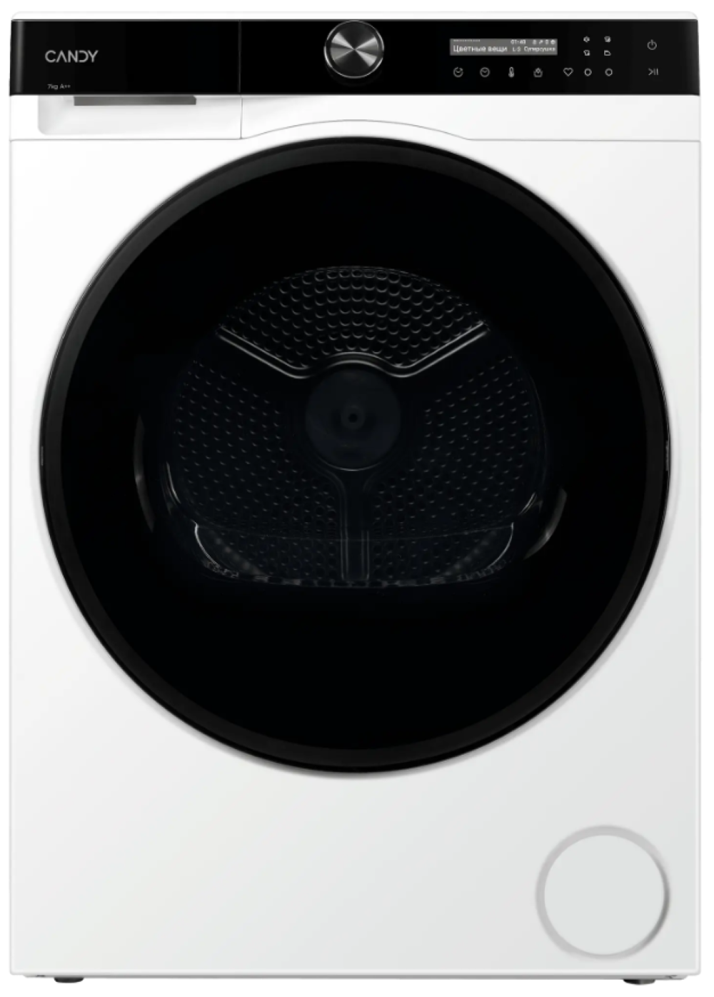 Сушильная машина Candy Ultimo C47TD4, загрузка 7 кг, TFT-дисплей, тепловой насос