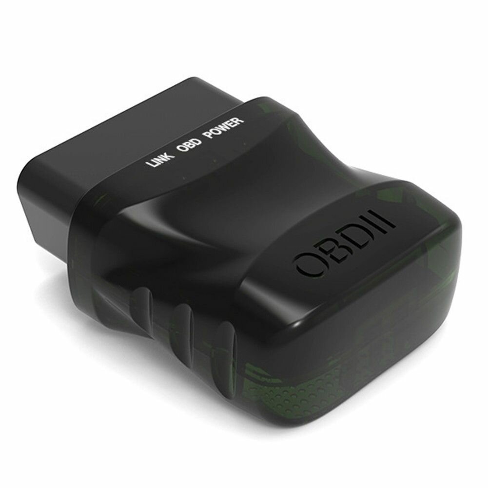 OBD2-адаптер ELM327 для диагностики автомобиля — OBDII сканер для телефона/планшета, черный, простое подключение