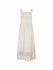 Платье WEEKEND Cotton midi dress, размер 40, бежевый/белый