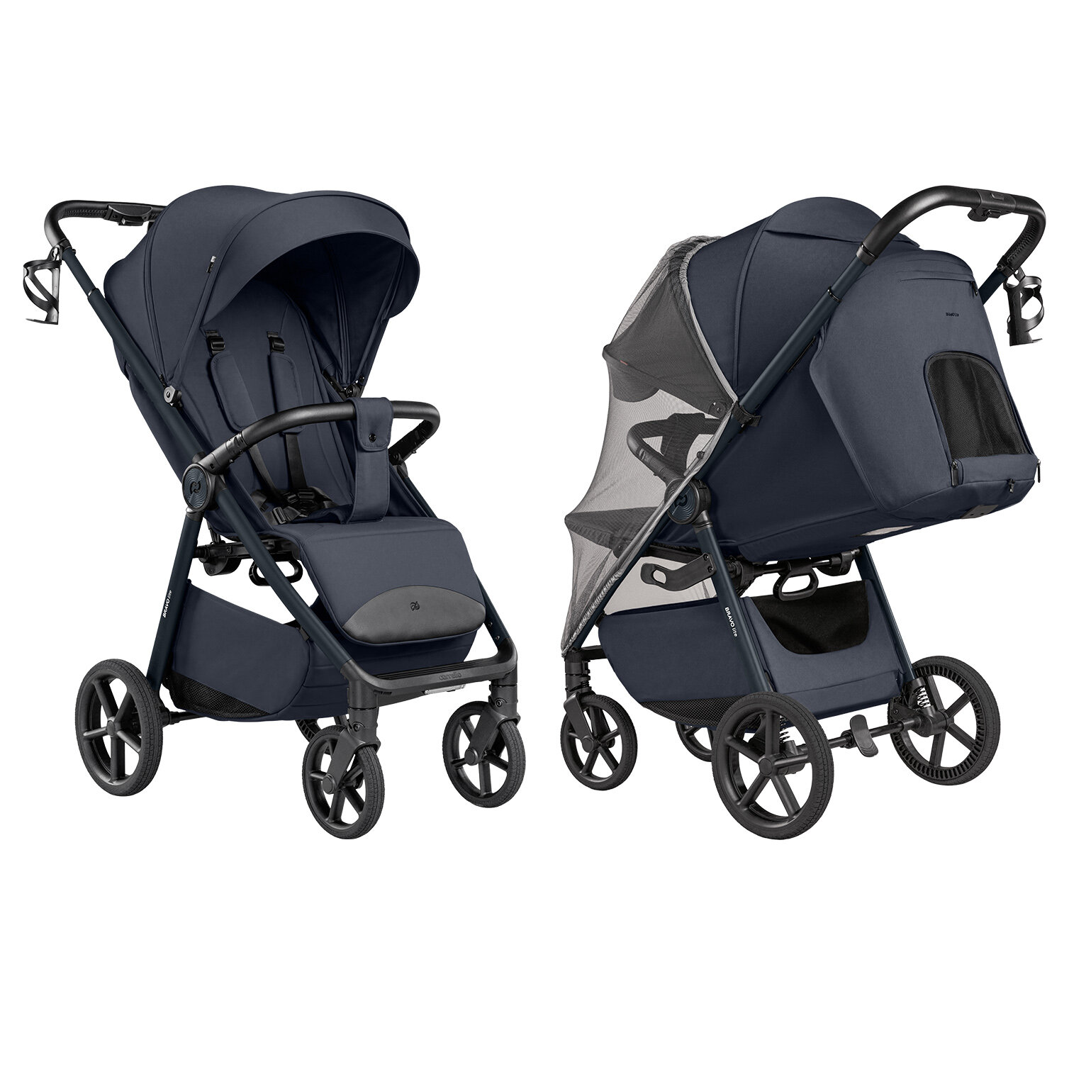Коляска прогулочная CARRELLO Bravo lite CRL-5529 Midnight Blue 2026