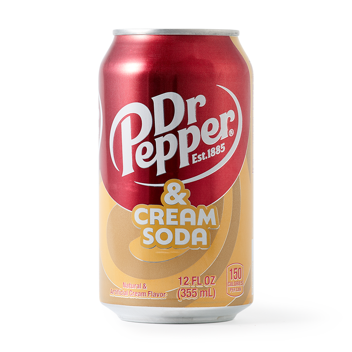 Напиток Dr. Pepper Cream Soda, газированный, в металлической банке, 0,355 л