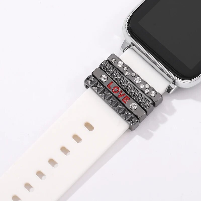 Декоративные подвески VeraCool для Apple Watch из силикона