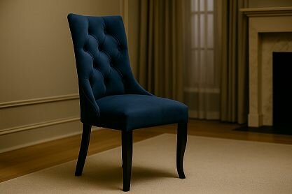 Стул Прага, Базовые ткани, Velutto Soft цвет Море велюр, 7 кг