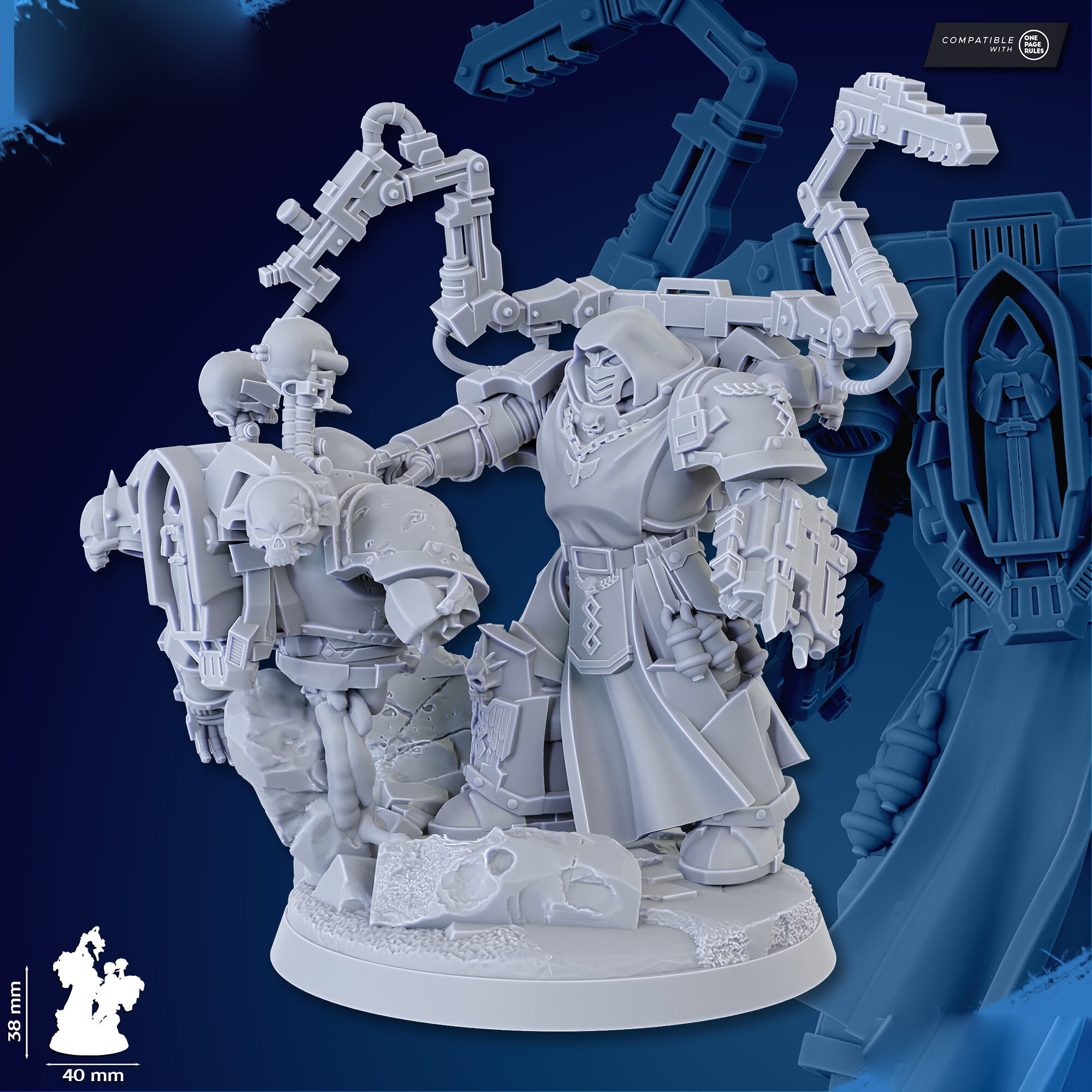 Apothecary Vengeful medicinae militum - миниатюра для вархаммер