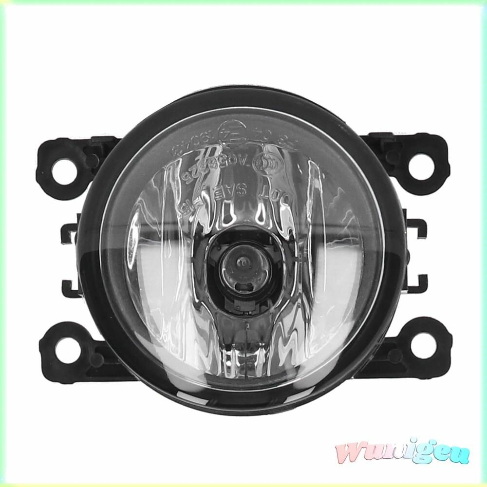 Галогенная противотуманная фара (ПТФ) для Renault Scenic II/Laguna II/Megane II/Logan, передняя 12V 55W, алюминий+ABS