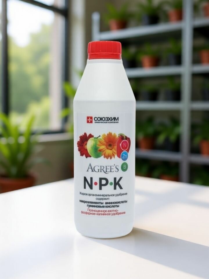 Удобрение Agree's (Агрис) NPK жидкое органоминеральное 0,5 л
