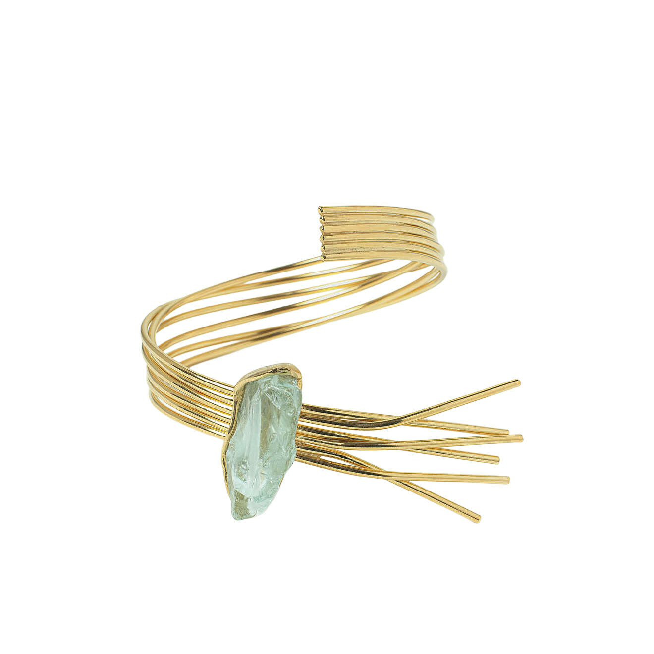 Браслет, аквамарин