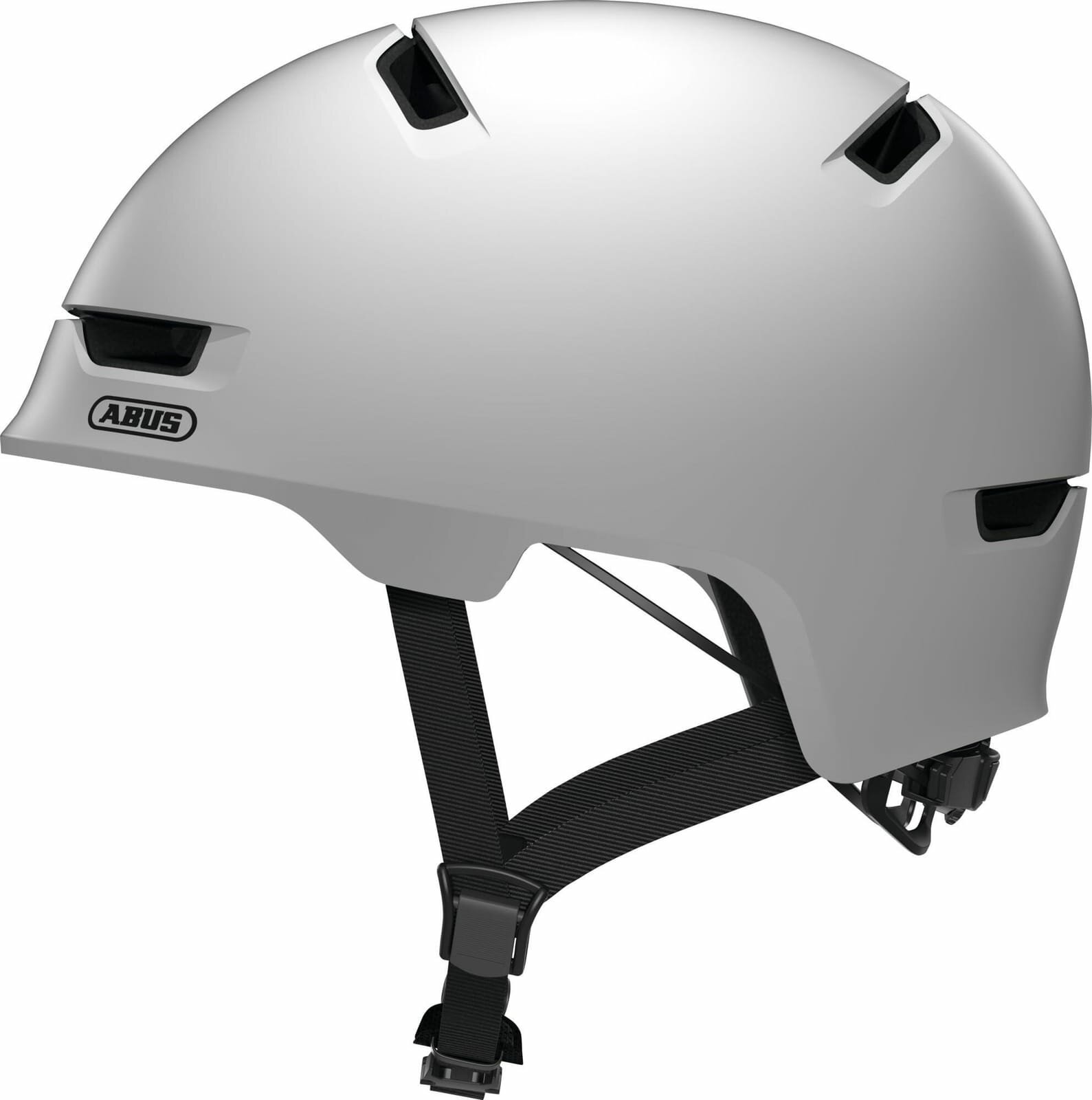 DECATHLON шлем защитный ABUS Scraper 3.0, стальной серый/темно-серый/белый, 57-62