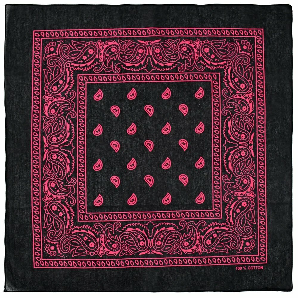 Хлопковая бандана Rose Red с цветочным принтом