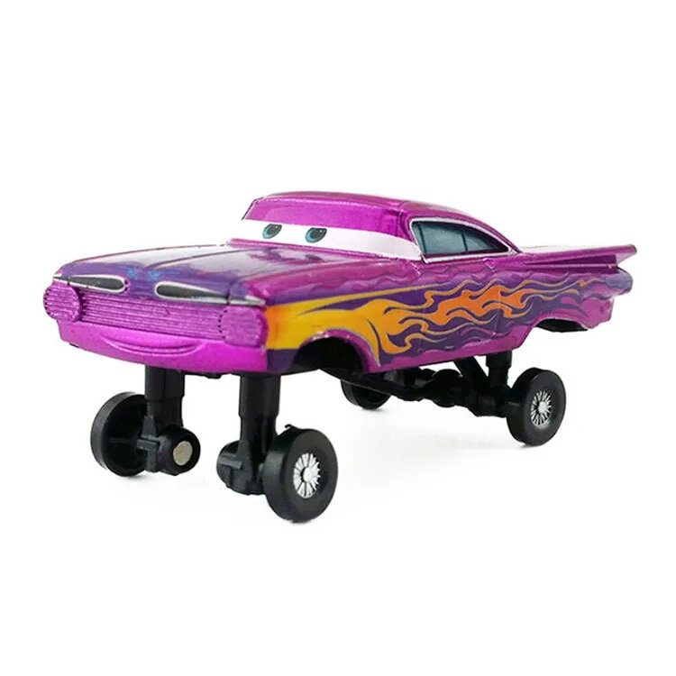 Металлическая модель автомобиля Disney Pixar Cars, Fluorescent Green, 1:55
