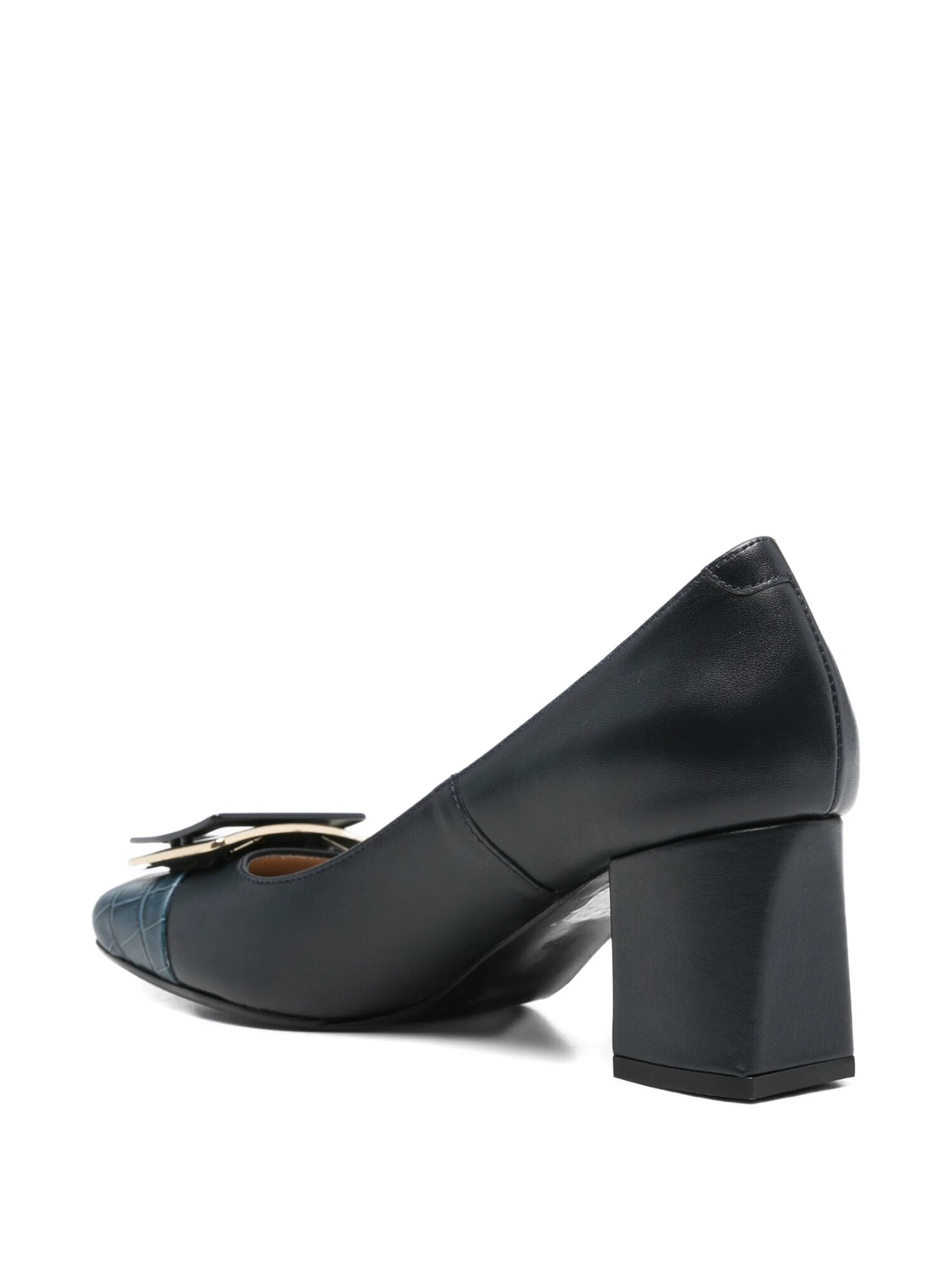 Туфли SERGIO MORETTI Buckle-detail pumps, размер 39, синий — фото 1