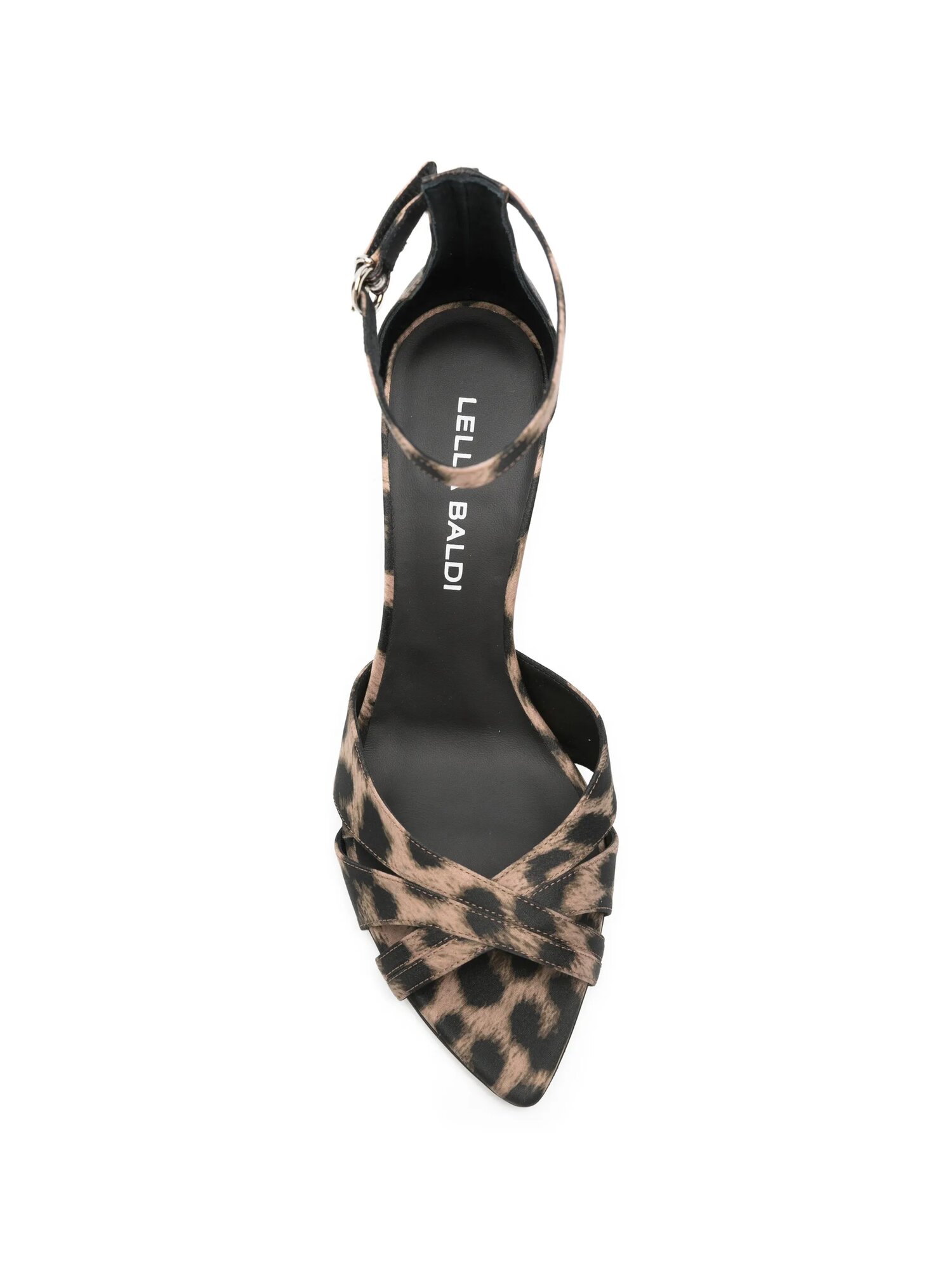 Босоножки Lella Baldi Leopard-print sandals, размер 38 — фото 1