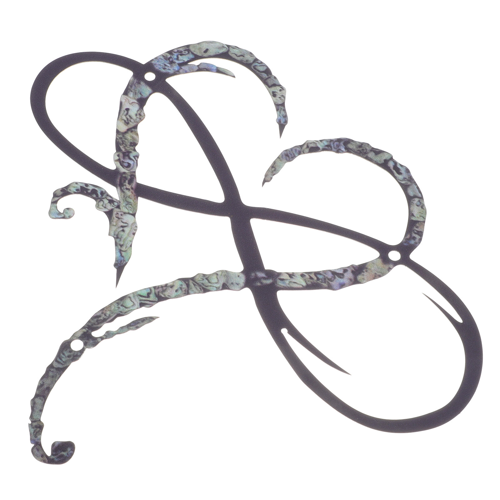 Металлическое украшение «Вечное сердце», кованое железное настенное украшение для интерьера (для сверления отверстий под коронку, диаметр 20*25 см)