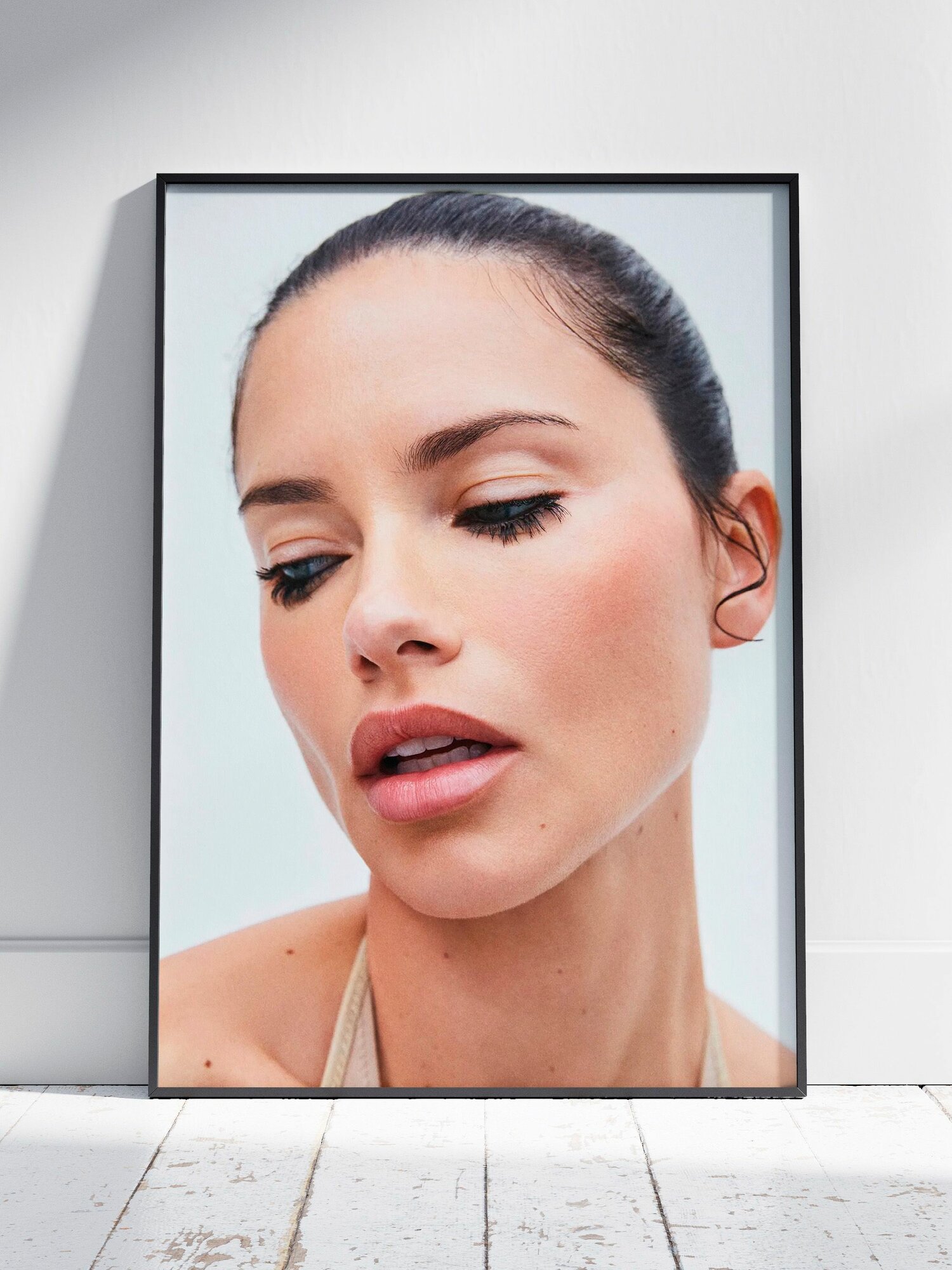 Плакат на стену для интерьера Адриана Лима (Adriana Lima 18) - Постер по модели, бренду и моде формата A4 (21x30 см)