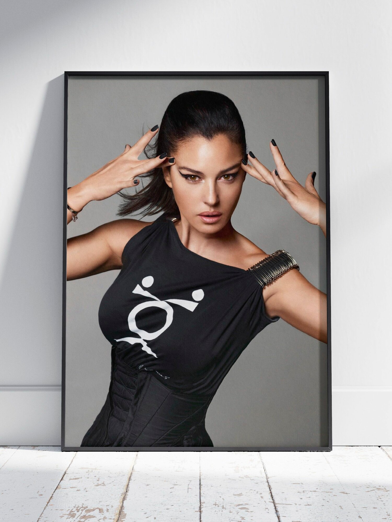 Плакат на стену для интерьера Моника Беллуччи (Monica Bellucci 52) - Постер по актеру фильма, кино, сериала формата A4 (21x30 см)