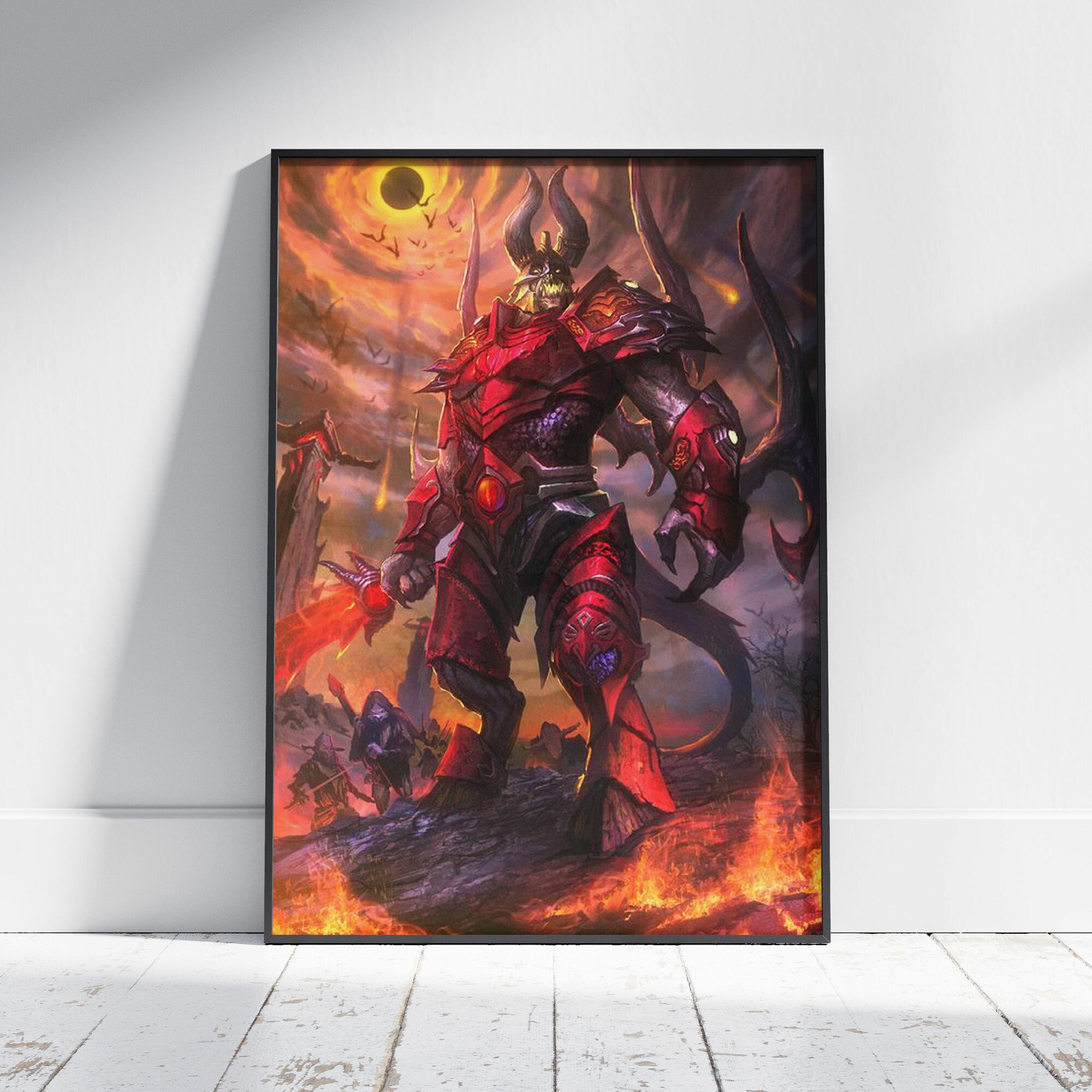 Плакат на стену для интерьера Dota 2 (Doom 2) - Постер по игре формата A3 (30х42 см)