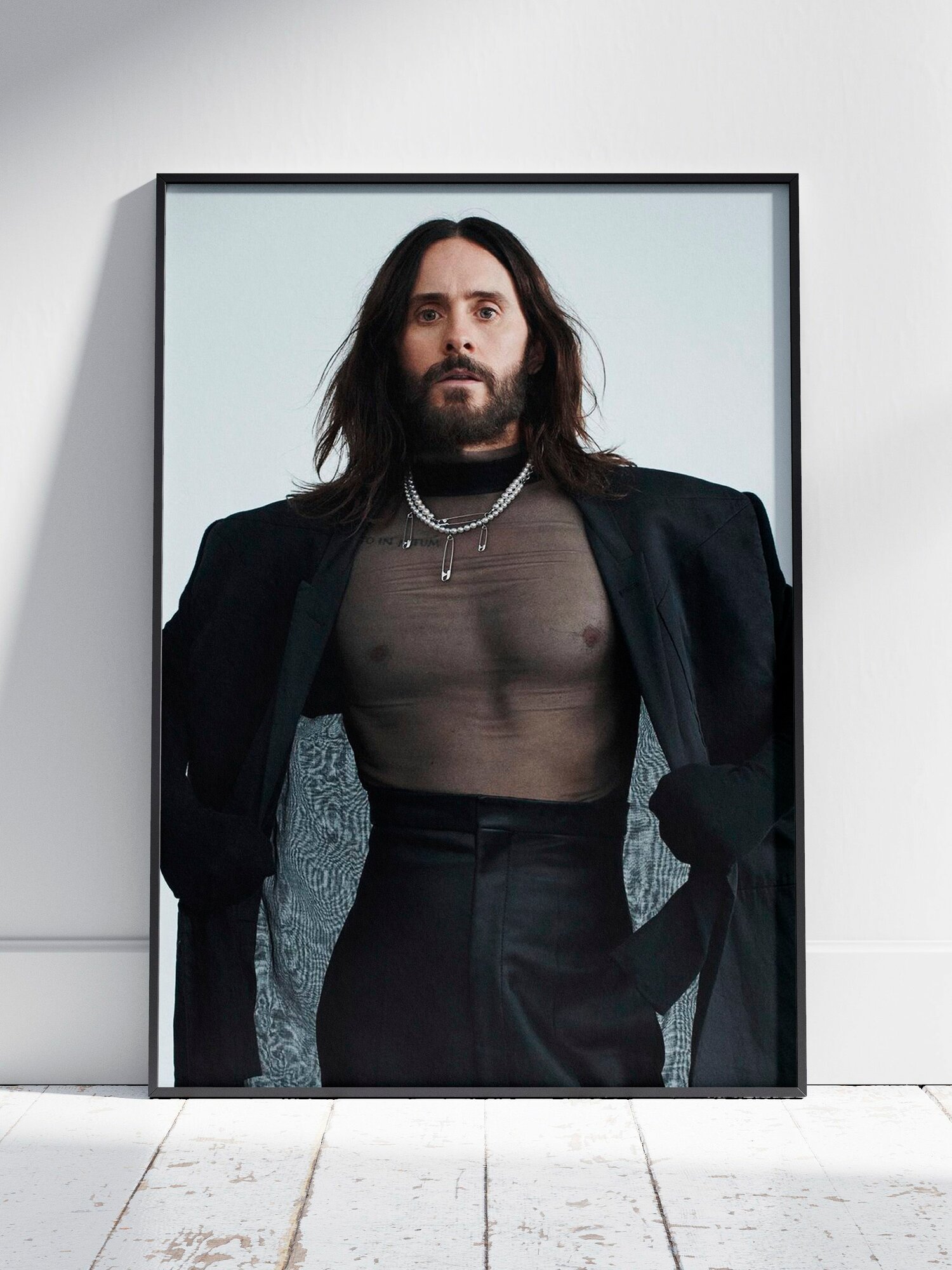 Плакат на стену для интерьера Джаред Лето (Jared Leto 14) - Постер по актеру фильма, кино, сериала формата A4 (21x30 см)