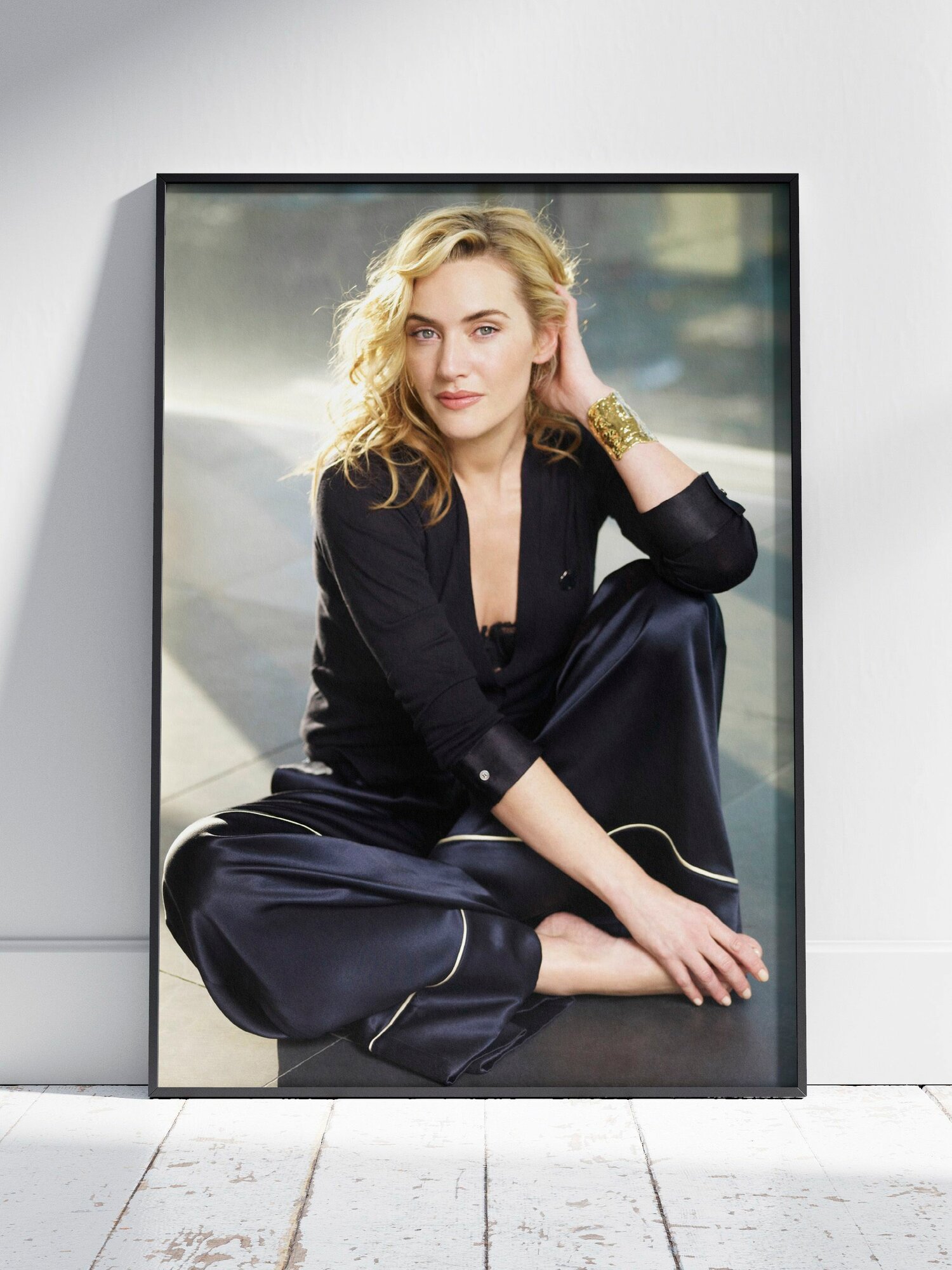 Плакат на стену для интерьера Кейт Уинслет (Kate Winslet 25) - Постер по актеру фильма, кино, сериала формата A4 (21x30 см)