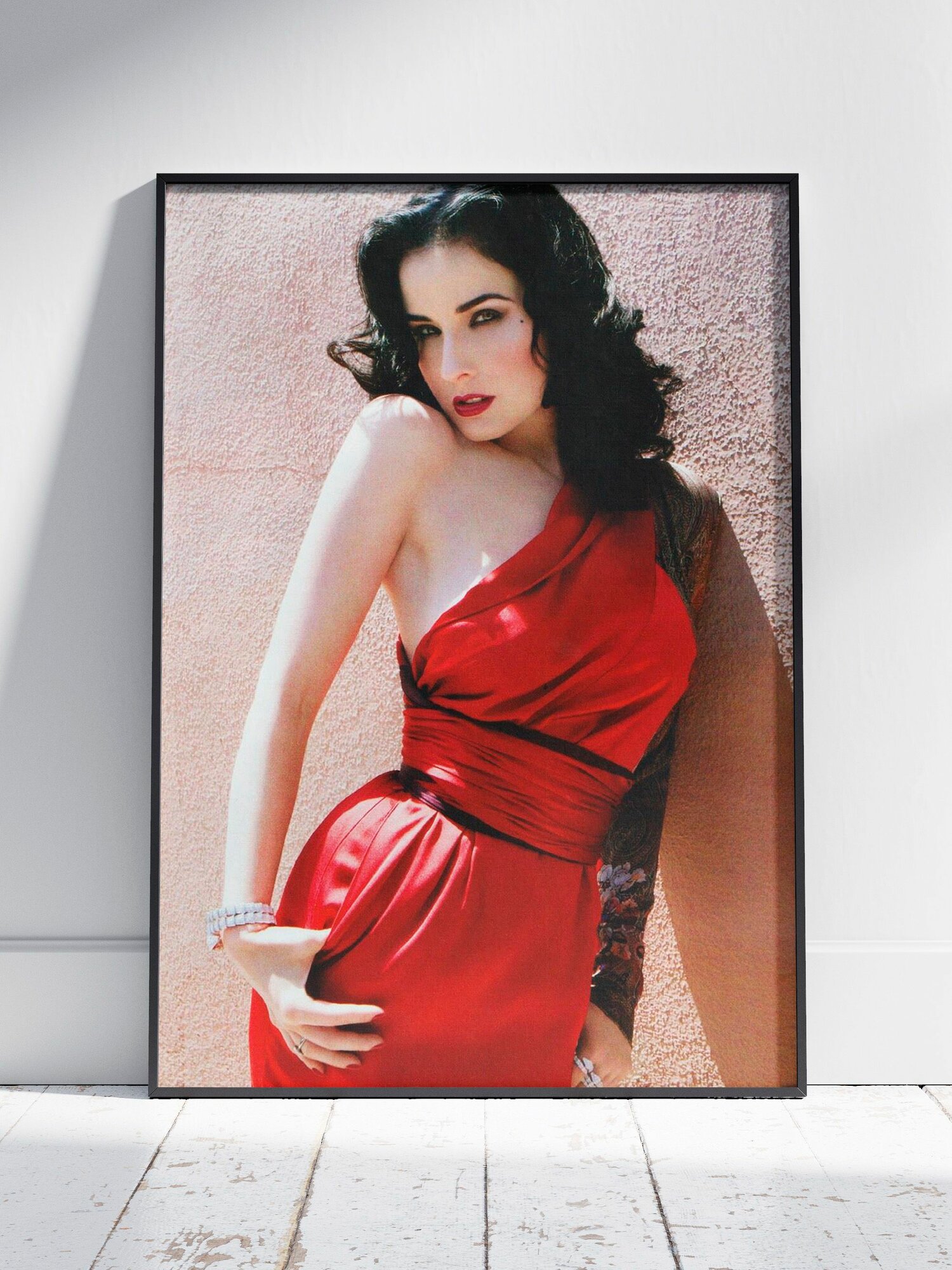 Плакат на стену для интерьера Дита фон Тиз (Dita Von Teese 42) - Постер по модели, бренду и моде формата A4 (21x30 см)
