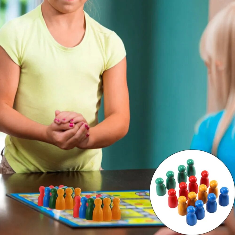 Деревянные шахматы 4 в 1 для обучения математике Настольная игра, развивающие фигуры детей и взрослых