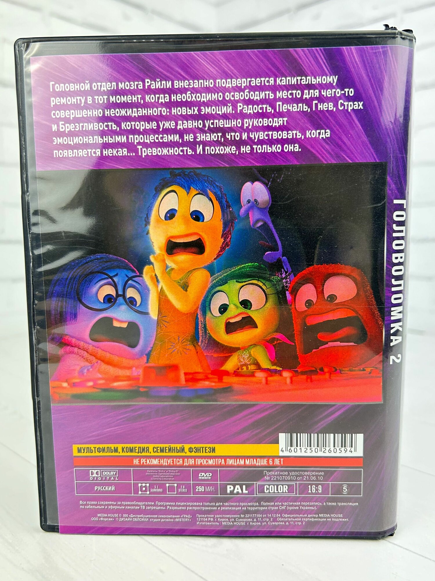 Головоломка 2 - DVD диск — фото 1
