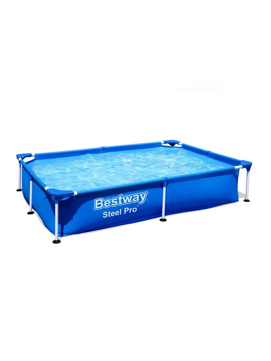 Бассейн каркасный прямоугольный Steel Pro 221х150х43см