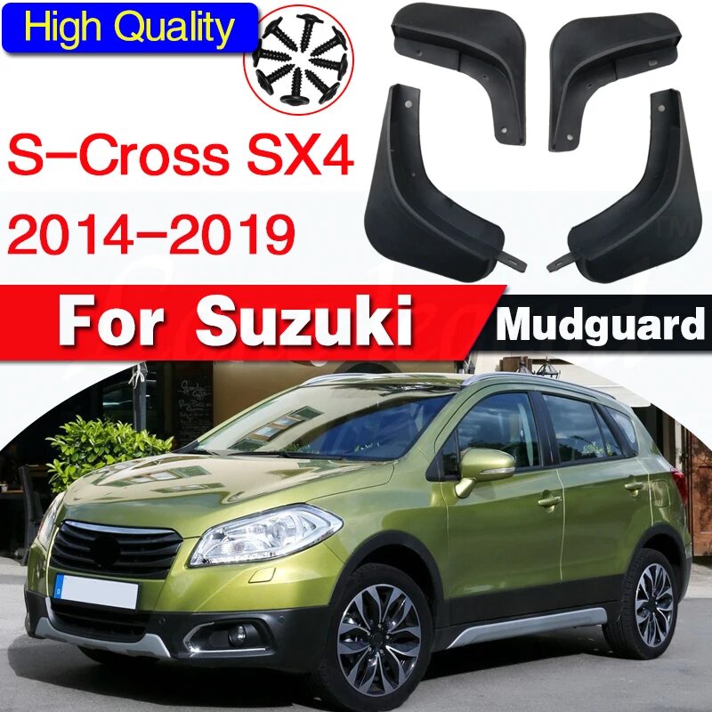 Для Suzuki SX4 S-Cross 2014 ~ 2019 брызговики на крыло брызговики аксессуары Maruti SX-4 SX 4 S Cross SCross