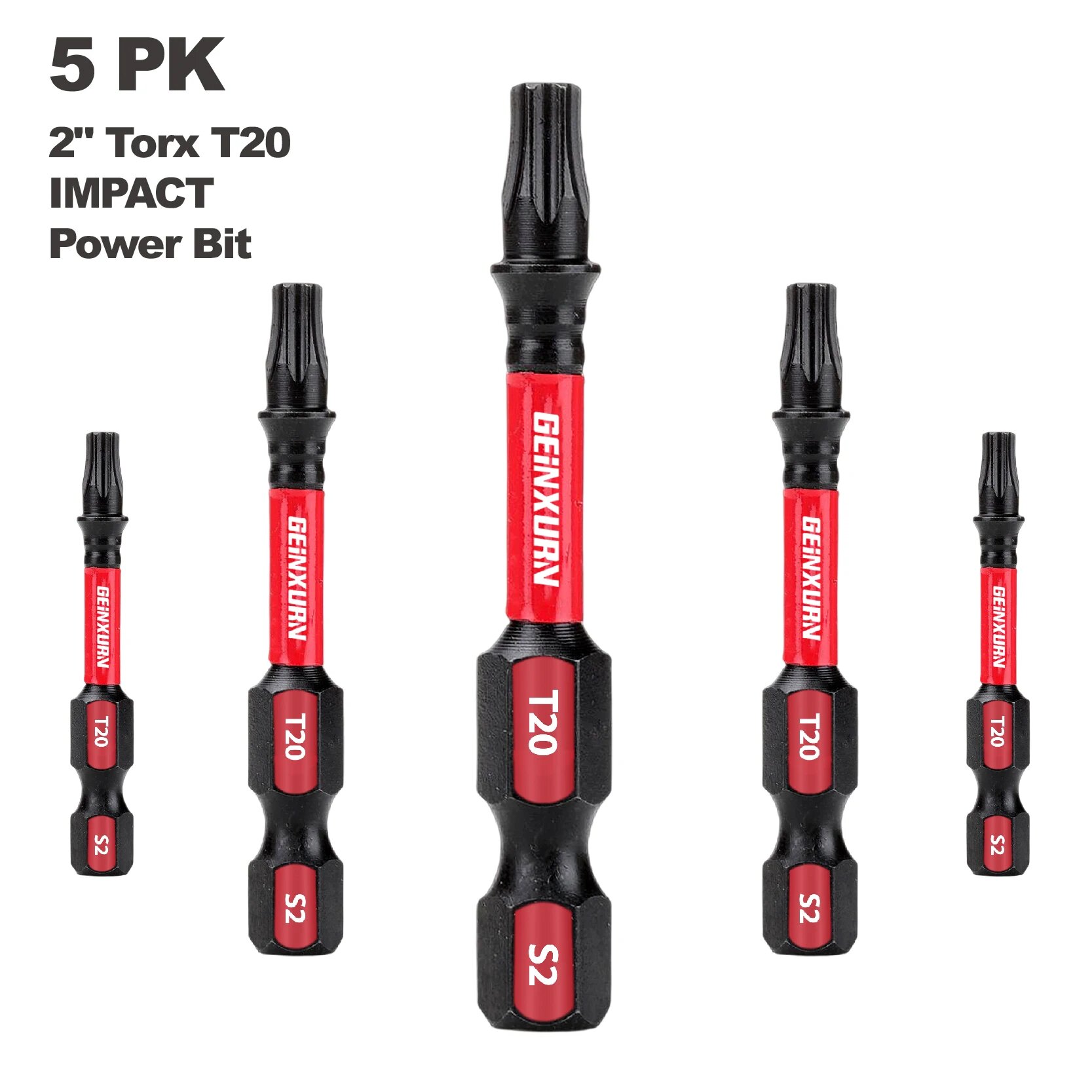 GEINXURN набор отверток T20 из стали S2 5PCS