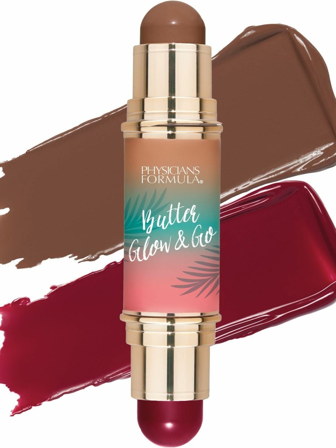 PHYSICIANS FORMULA Стик для лица и губ универсальный Murumuru Butter Glow & Go Multiuse Sticks, тон Сливовый/Beach Bum Plum, 10г