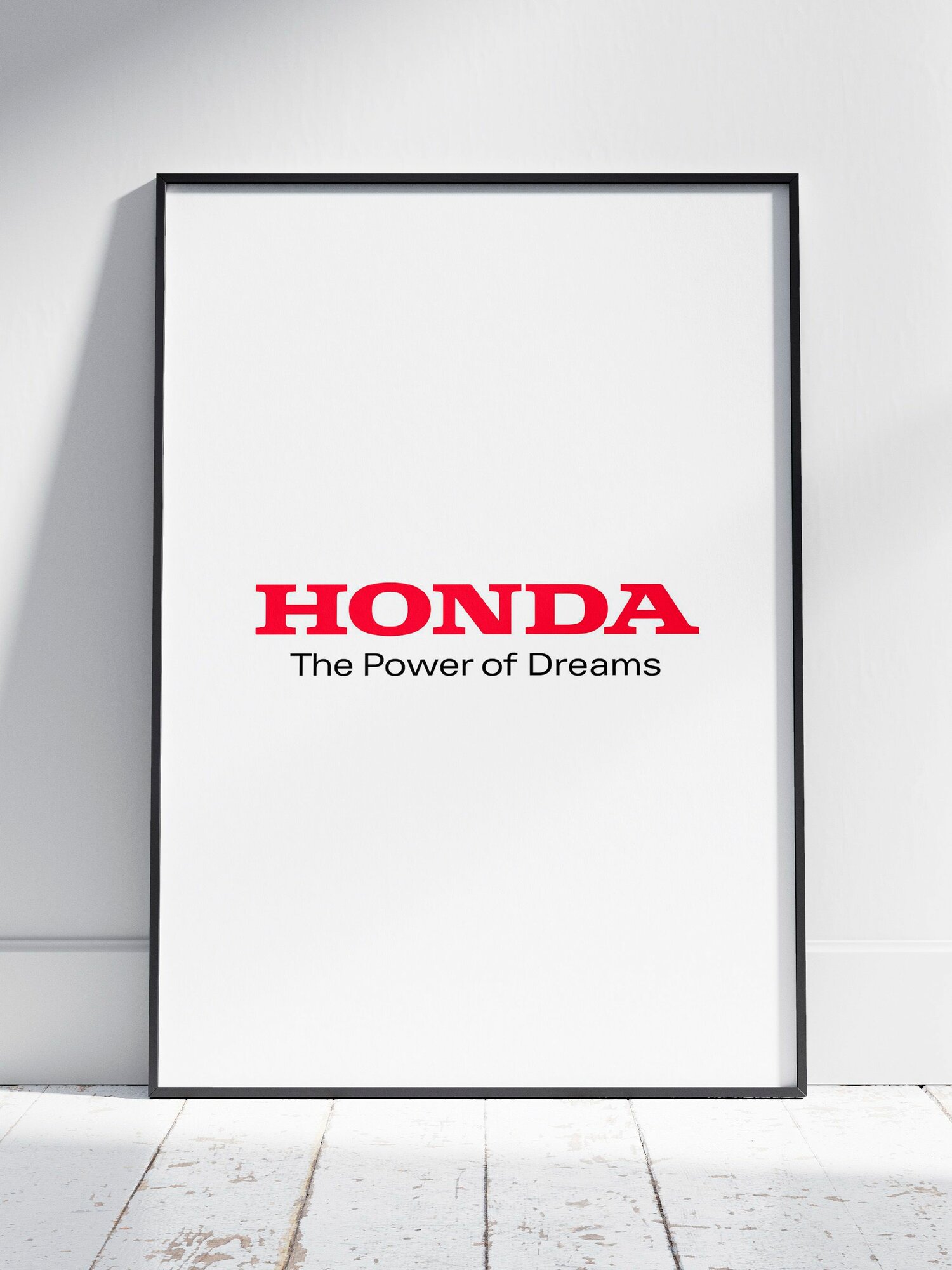 Плакат на стену для интерьера Марки Машин (Хонда - Honda 2) - Постер по автопроизводителям формата A4 (21x30 см)