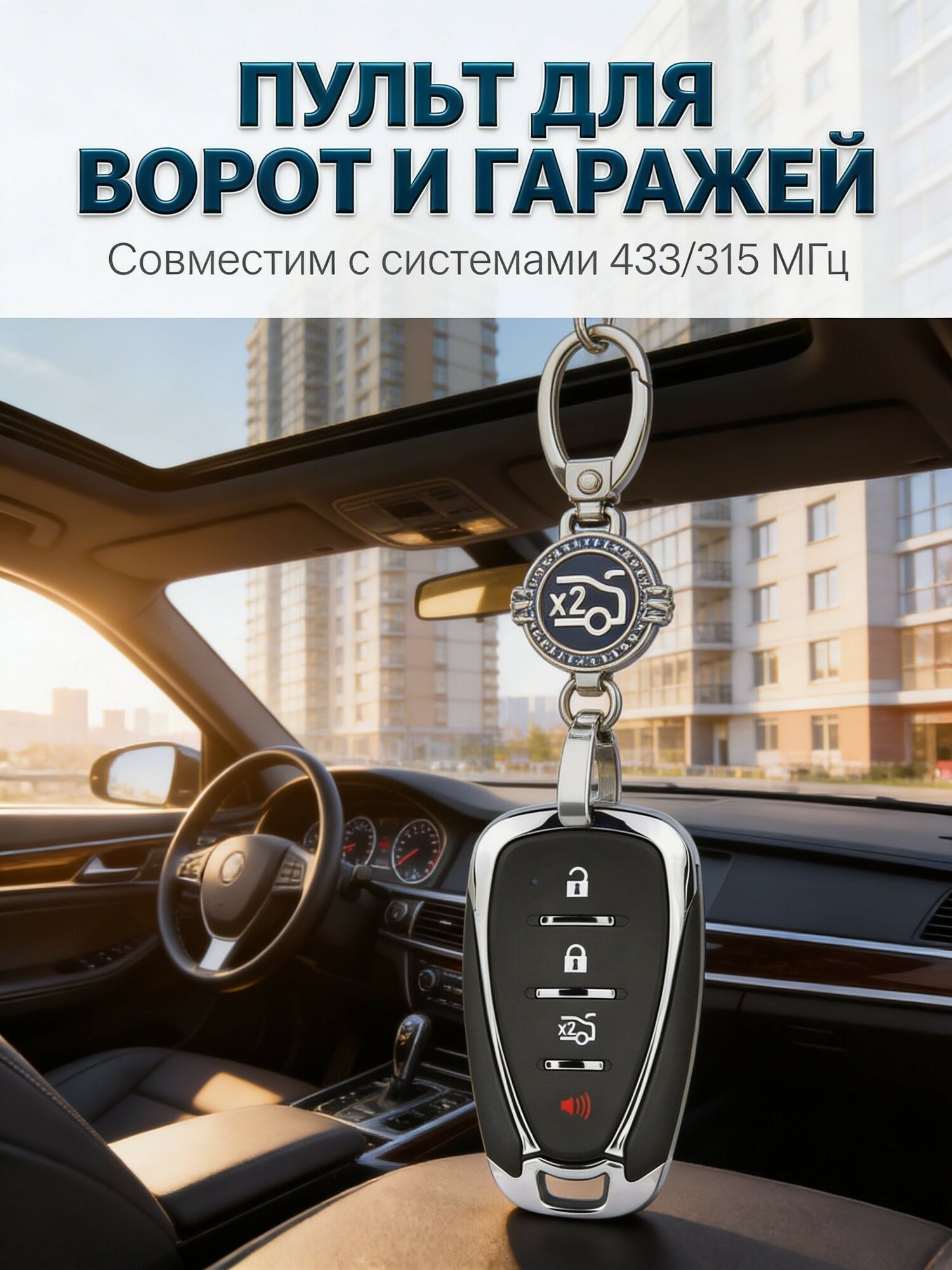 433/315 МГц радиочастотный передатчик для копирования пультов открытия ворот и гаражных дверей, устройство копирования сигналов