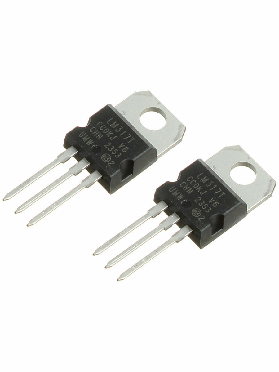 Микросхема LM317T TO-220 UMW (упаковка 2шт)