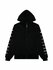 Худи PLEASURES Wordmark, размер 52, , black/black