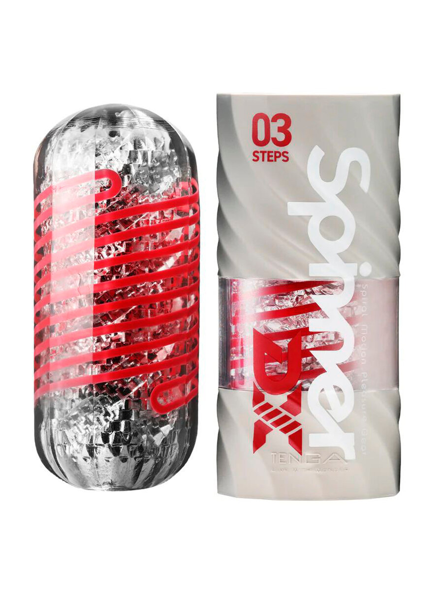 Многоразовый мастурбатор Тенга Спиннер с эффектом вращения Tenga Spinner DX 03 Steps