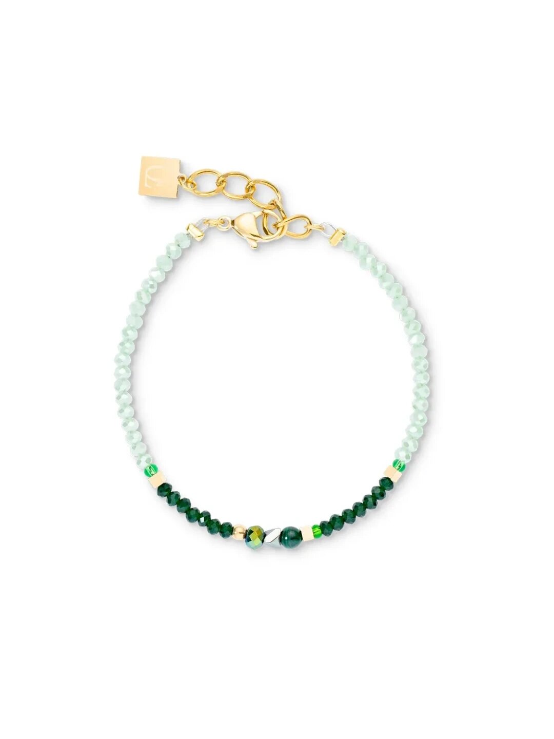 Браслет, авантюрин, кристаллы Swarovski