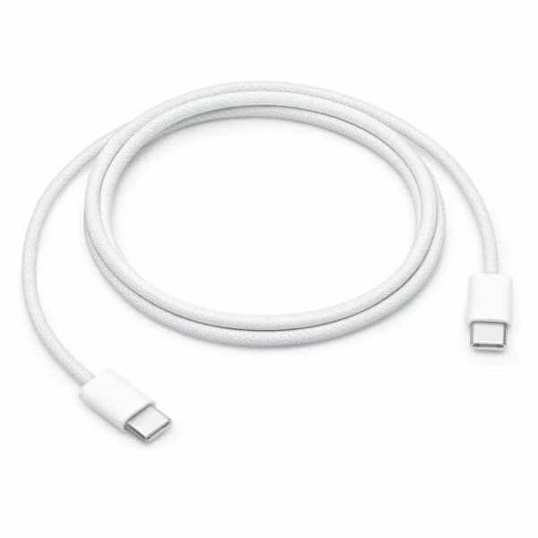 Кабель Apple USB-C Charge Cable, 60Вт, 1 м, белый (MW493)