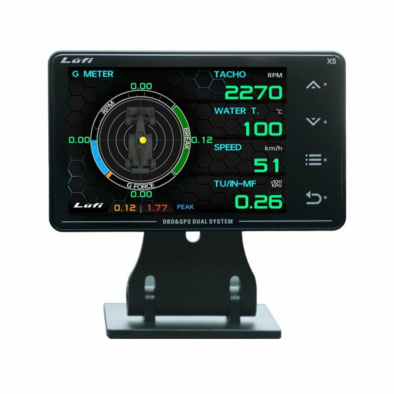 GPS-спидометр LUFI XS XF 3 поколения — многофункциональный OBD2 для тюнинга авто с G-force и гироскопом, новый 350 г