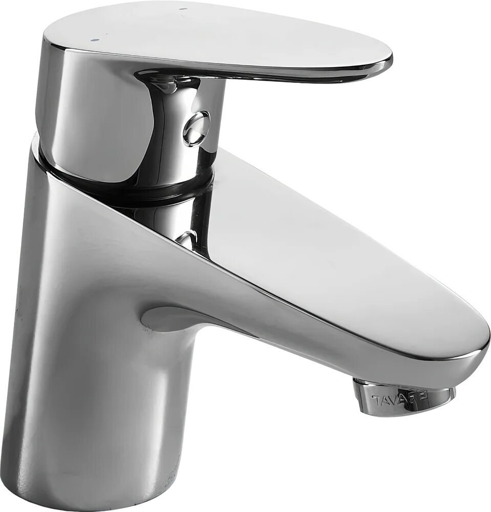 Смеситель для раковины Bravat Drop F14898C-1 хром, глянцевый, кран для ванной в раковину, из латуни, рычажный, с керамическим картриджем