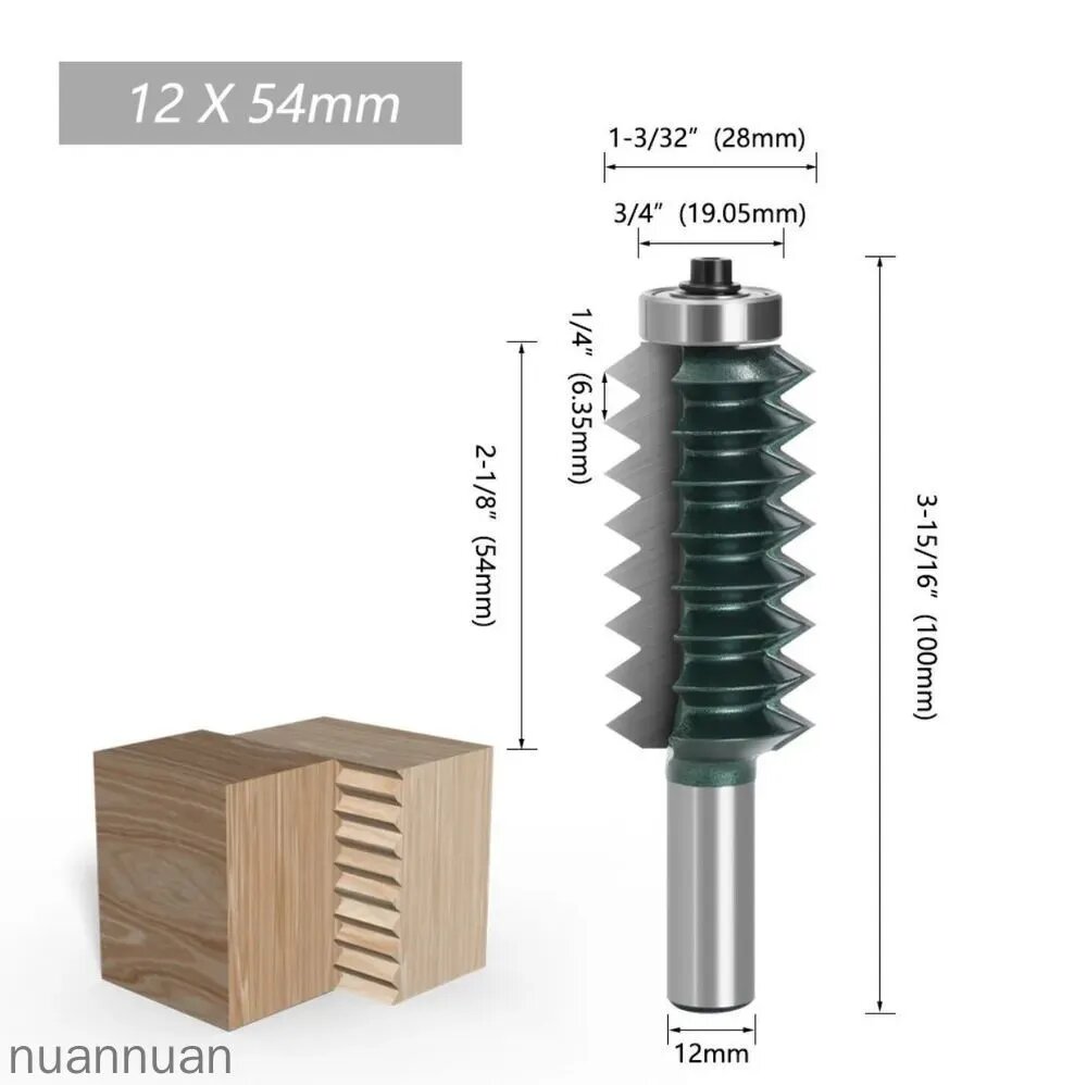 Фреза для сращивания микрошип 54мм, 12мм хвостовик