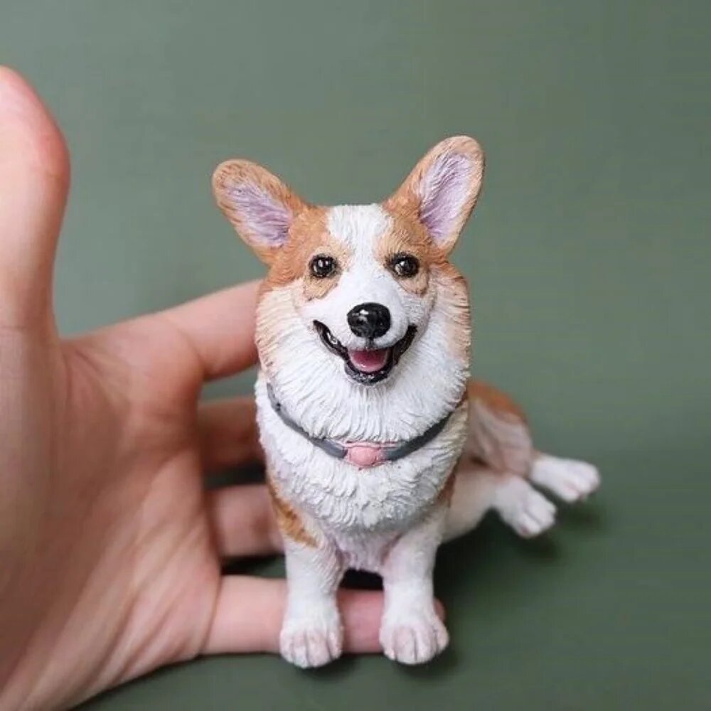 Глиняная скульптура питомца MOYU, 2 inches, Stationary Head