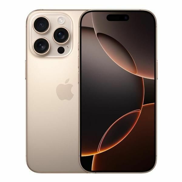 Смартфон Apple iPhone 16 Pro 128GB Desert Titanium (SIM + eSIM) (без RuStore)