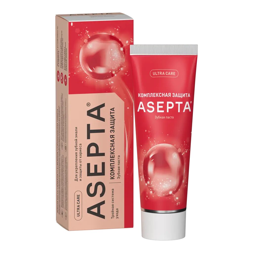 Асепта Комплексная защита зубная паста 75 мл 1 шт