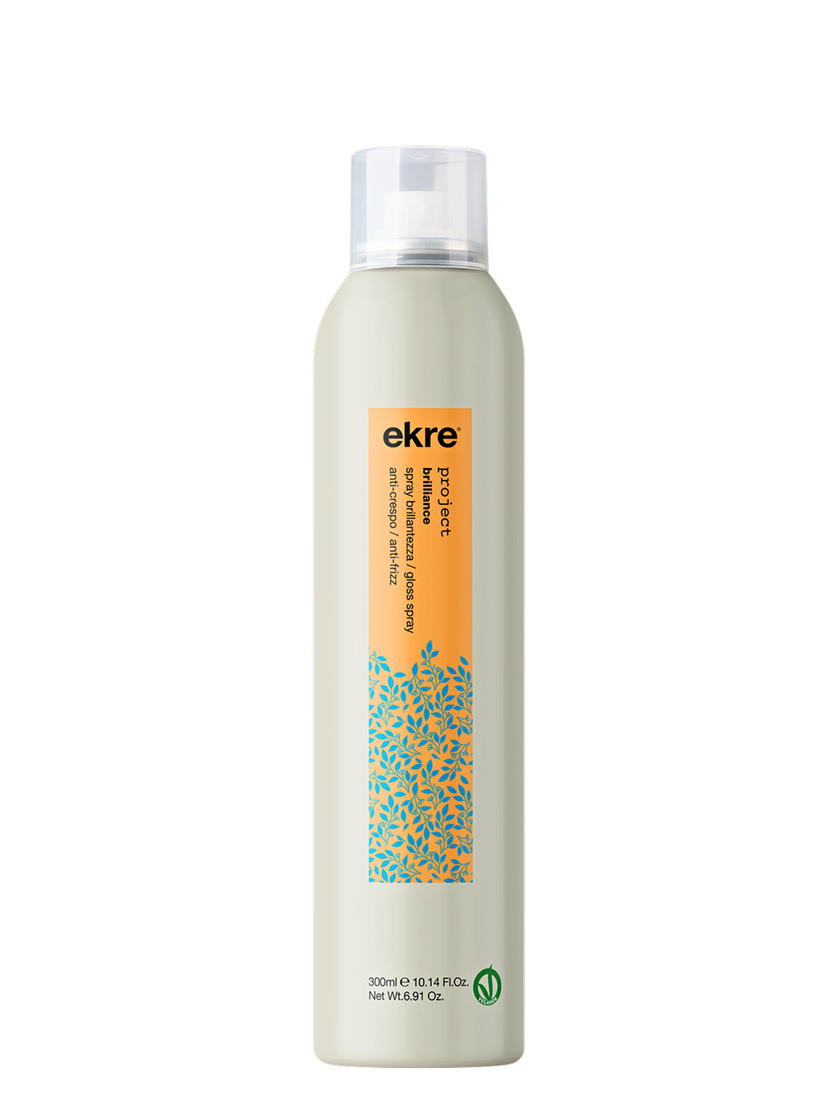 Спрей для волос глянцевый блеск Ekre Project Brilliance Gloss Brightening Effect, 300 мл
