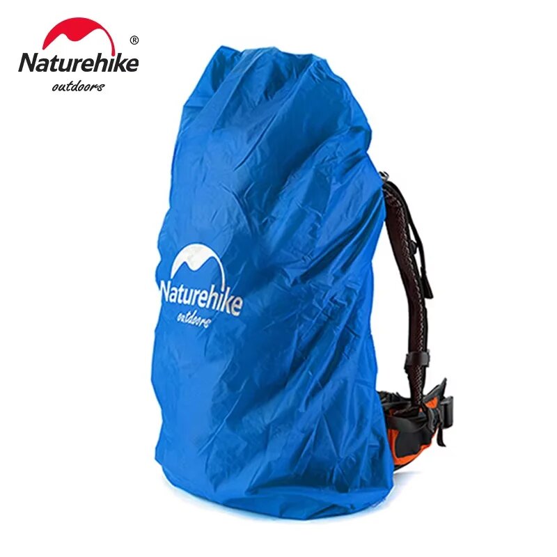Водонепроницаемый чехол для рюкзака NatureHike 50-75л синего цвета Blue 20 to 30L