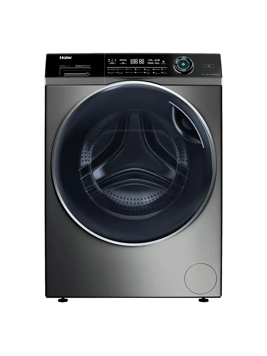 Стиральная машина Haier HW80-BP14979S кл: A+++ фронтальная, макс. загрузка:8кг серебристый