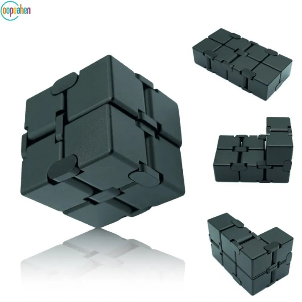Infinity Cube бесконечный кубик антистресс Fidget Toy металлический трансформер